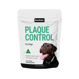 Petz Park Plaque Control Powder Supplement Dogs CanadaVet