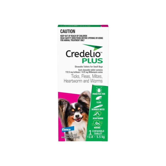 Credelio Plus Dog Small 6.2 - 12 lbs Pink 1 Pack CanadaVet