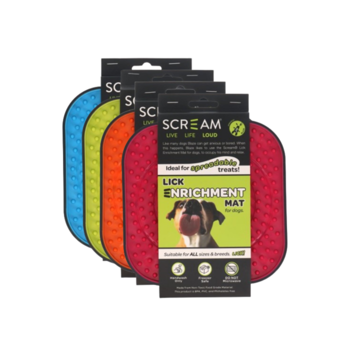 Scream Lick Enrichment Mat Crate/Cage Square CanadaVet